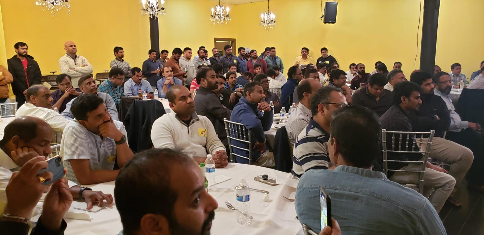 150+ Attendees in a Meet & Greet with Alapati Raja in Chicago - NRI2NRI.Com