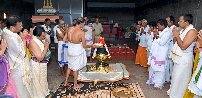 కాణిపాకం వరసిద్ధి వినాయక స్వామి మహా కుంభాభిషేకం మూడోరోజు - NRI2NRI.Com