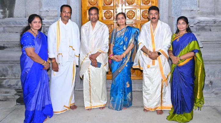 చతుర్వేద హవన సహిత మహా కుంభాభిషేకం నాలుగో రోజు @ కాణిపాకం, చిత్తూరు ...