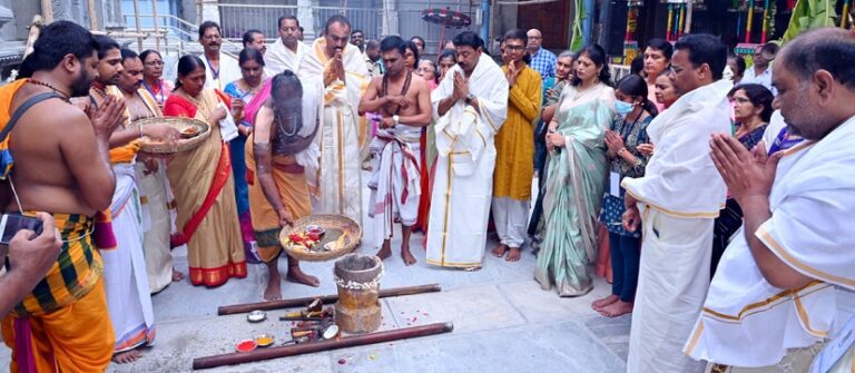 ఆరవ రోజు పూజా కార్యక్రమాలు @ కాణిపాకం వినాయకుని కుంభాభిషేకం - NRI2NRI.Com