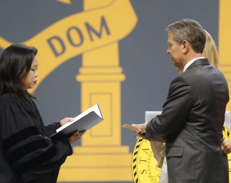 Brian Kemp Sworn In As Georgia Governor For 2nd Term At State