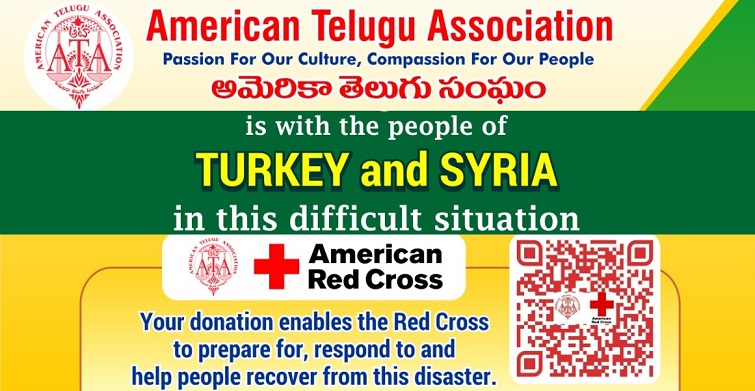 ATA in action to help Turkey & Syria earthquake victims - NRI2NRI.Com