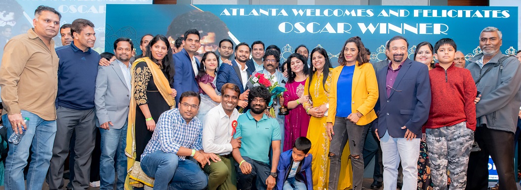 Atlanta sensed unity in felicitating Oscar winner Subhash Chandrabose ...