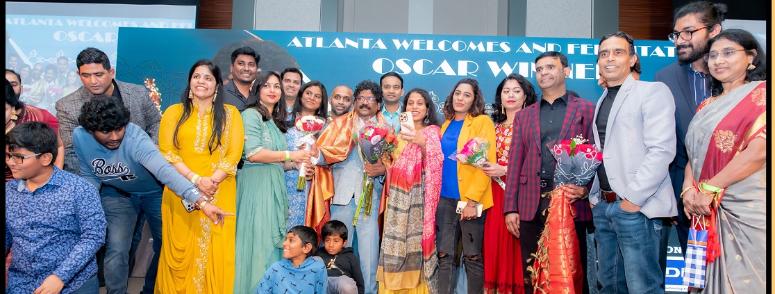 Atlanta sensed unity in felicitating Oscar winner Subhash Chandrabose ...