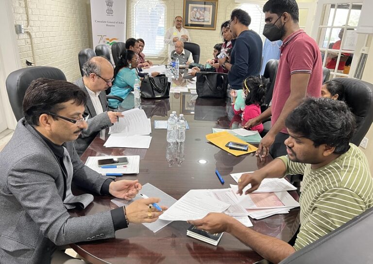300 members served by Houston Consulate General of India @ IANT office ...