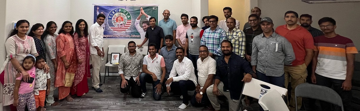 Tributes to YS Rajasekhara Reddy on his birth anniversary in Phoenix ...