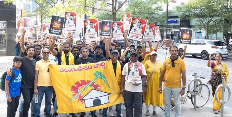 Canada: Toronto downtown filled with NRI protesters condemning CBN ...
