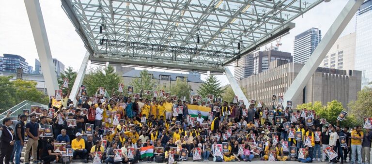 Canada: Toronto downtown filled with NRI protesters condemning CBN ...