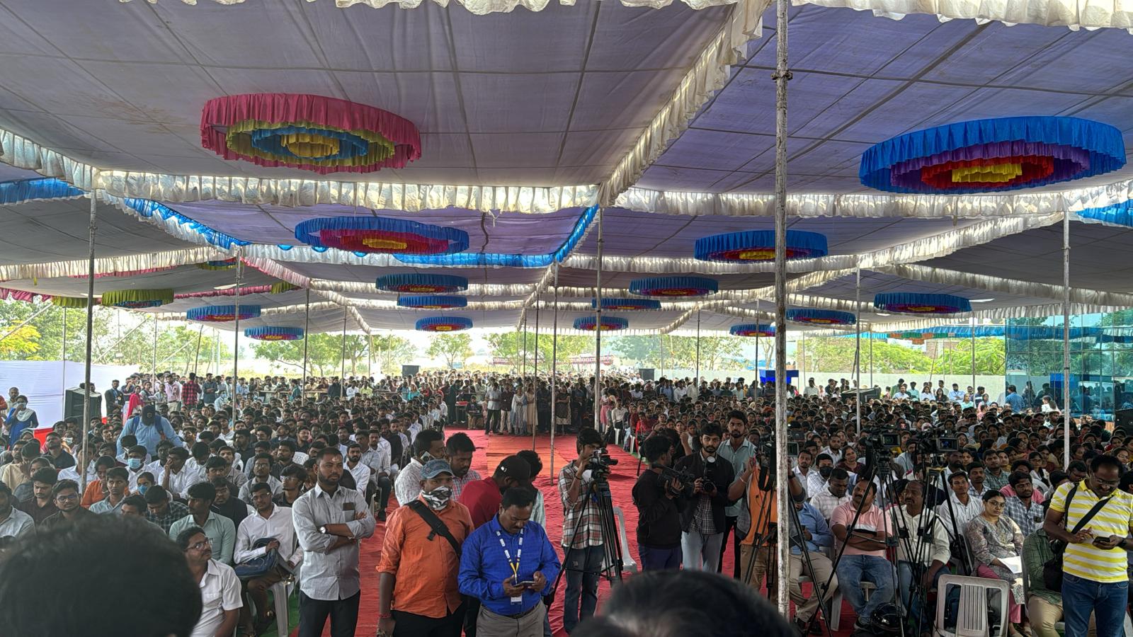 యువతకు ఉపాధి కల్పనే ధ్యేయంగా TTA మెగా జాబ్ మేళా విజయవంతం @ Warangal ...