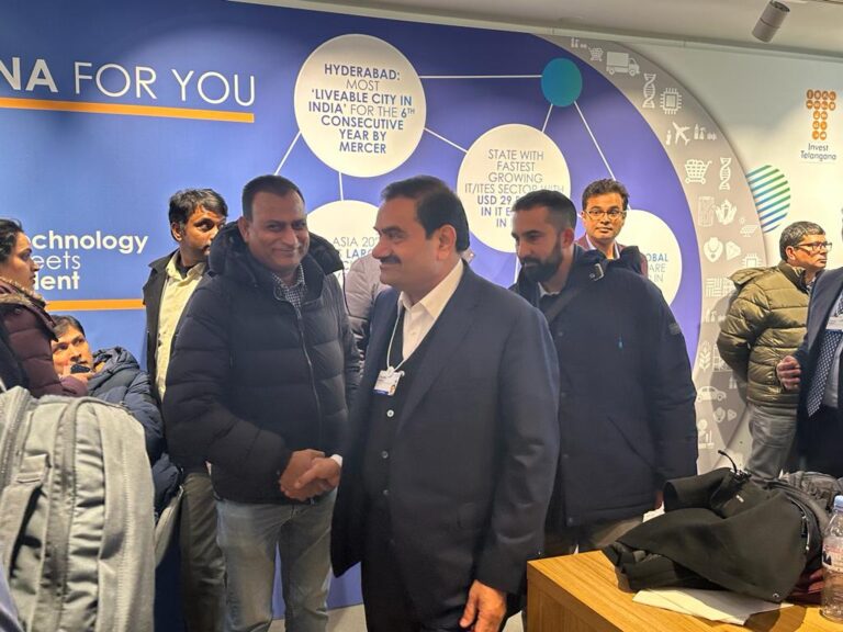 Atlanta NRI Venkat Chundi @ World Economic Forum in Davos, Switzerland ...