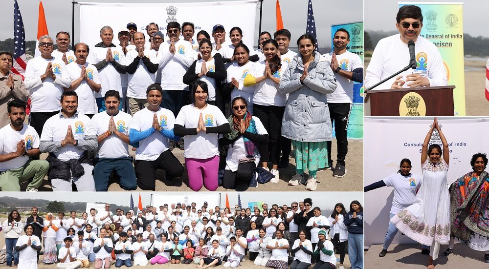 Invigorating International Day of Yoga by San Francisco’s Consulate General of India @ Crissy ...