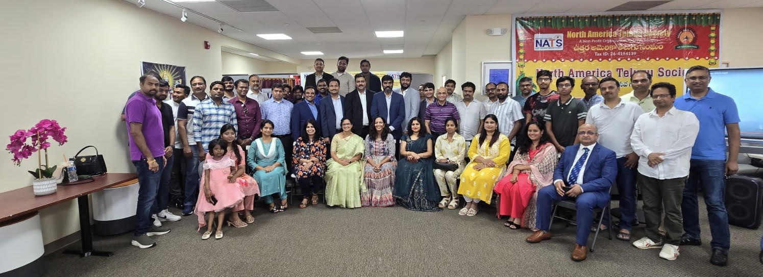 సేవలు ముమ్మరం చేసేలా NATS New Jersey Chapter అడుగులు, నూతన కార్యవర్గ ...