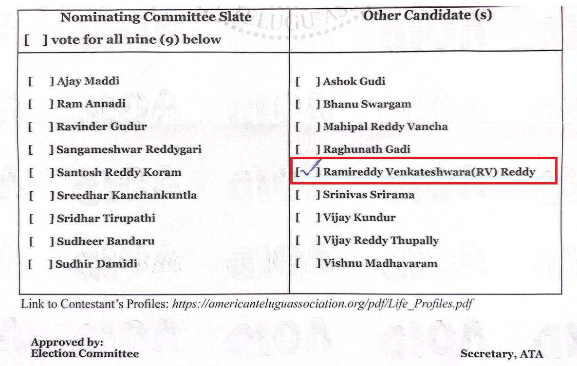 తెలుగువారి ఐక్యతకు, ఉన్నతికి ఎప్పుడూ శ్రమిస్తూనే ఉంటా: RV Reddy ...